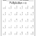Math Facts Worksheets Multiplication Review: 1-12 Math Drills - Etsy