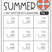 SUMMER 3 Digit Addition WITH and WITHOUT Regrouping Worksheets - Etsy