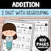 2-digit Addition Worksheets No Regrouping L Standard Algorithm L ...