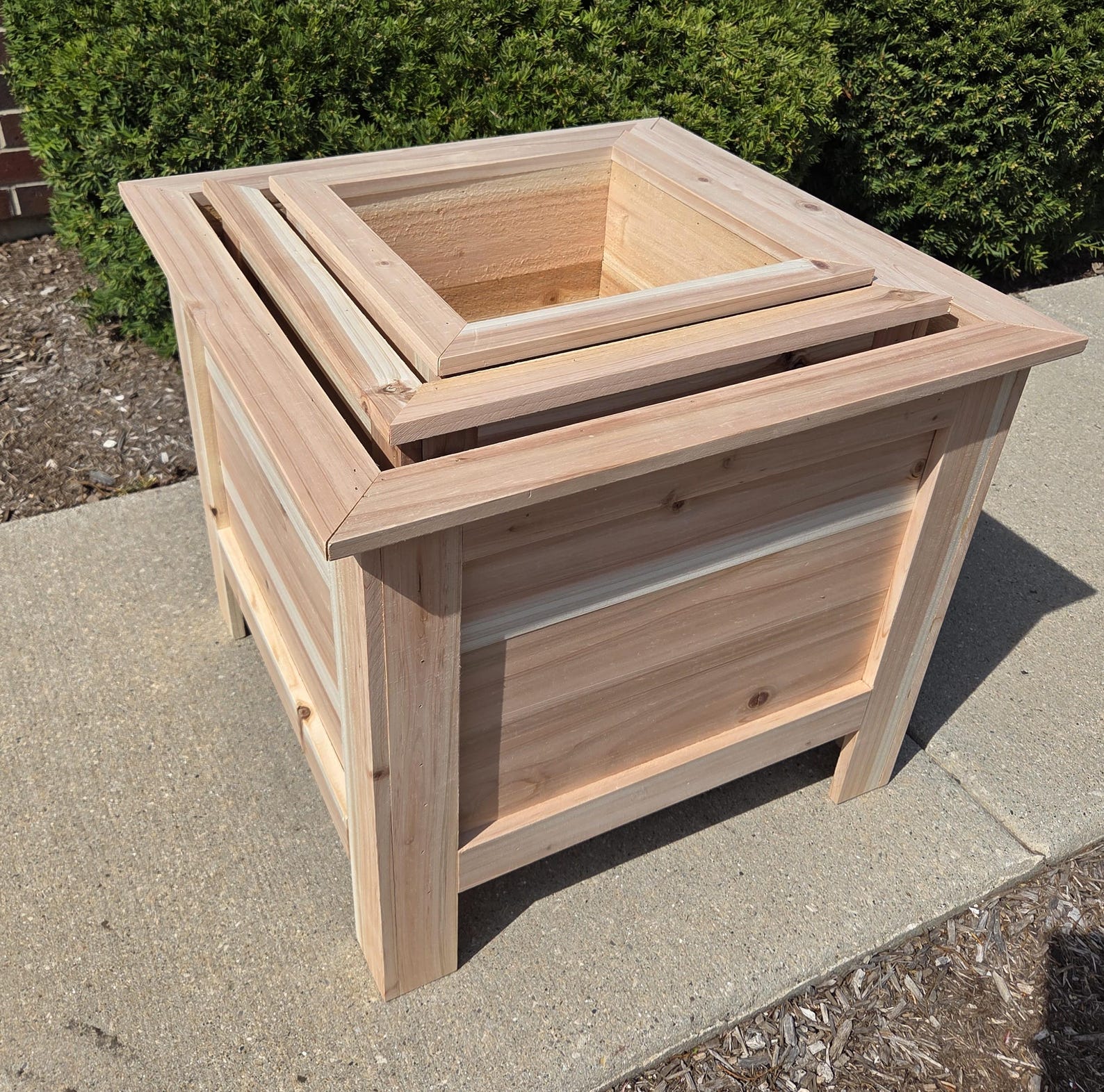 DIY Large Farmhouse Planter Box Plans: Woodworking Project (PDF) - Etsy