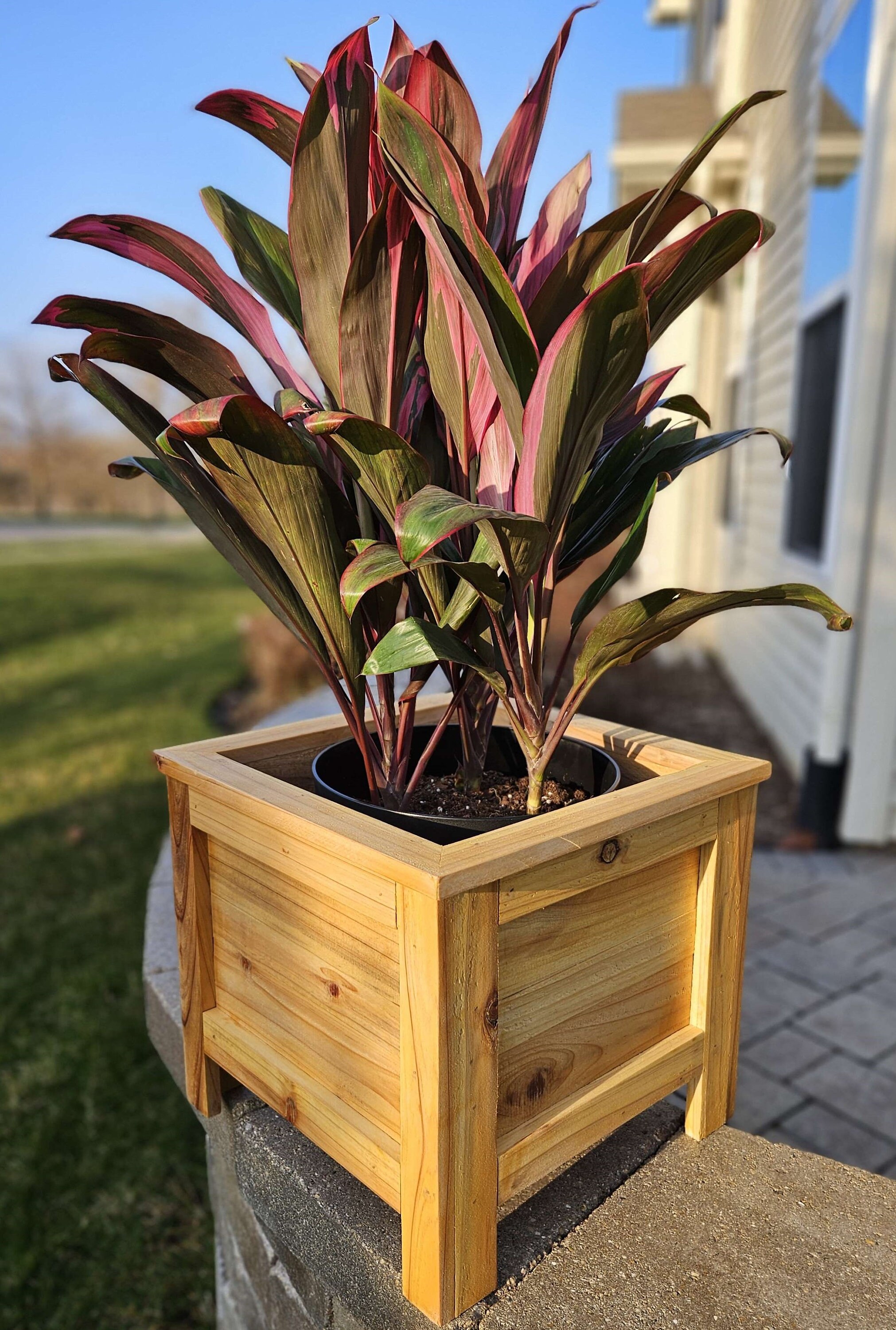 DIY Farmhouse Planter Box Plans: Small Square Design (PDF Download) - Etsy