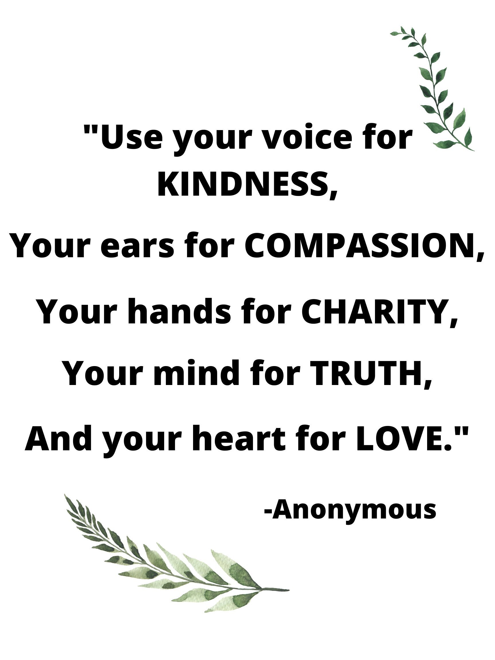 Classroom/office/workspace/inspirational Poster - Use Your Voice for ...