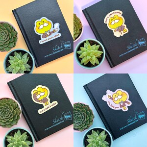 Sir Frank the Frog | Set of 4 Frog Pun Stickers · Funny Mustache ...