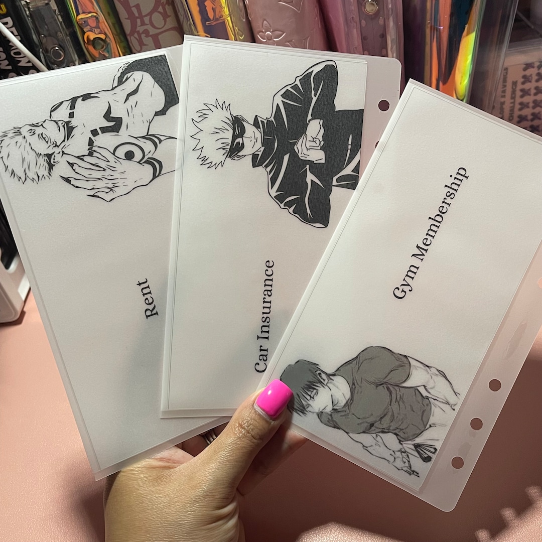 Anime JJK Cash Envelope|custom Anime Cash Envelopes|personalizable - Etsy