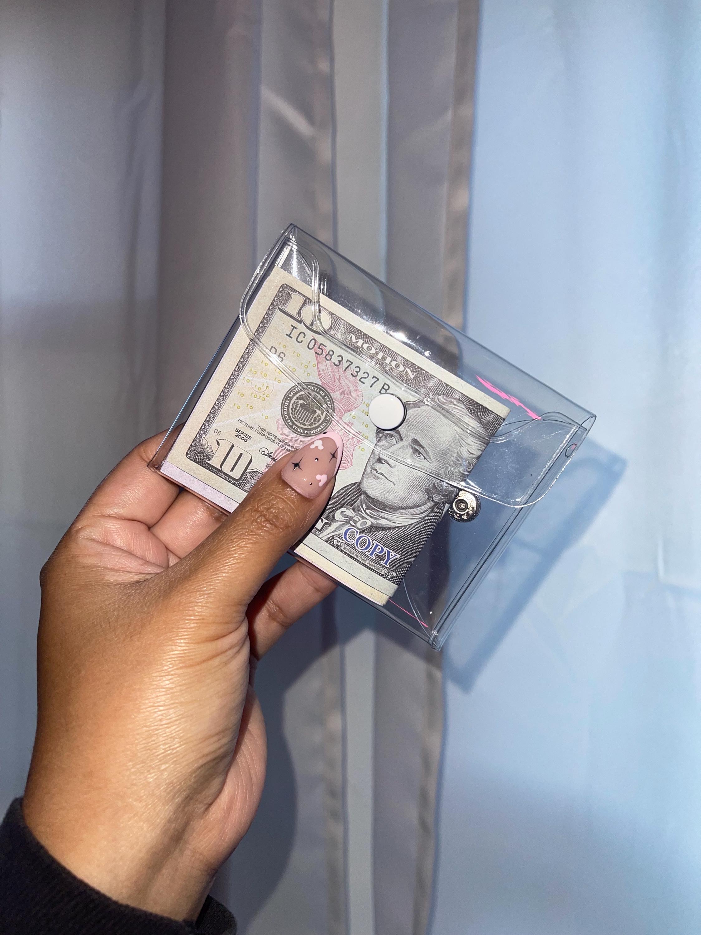 Transparent Money Pouch | Coin Purse | Money Storage - Etsy