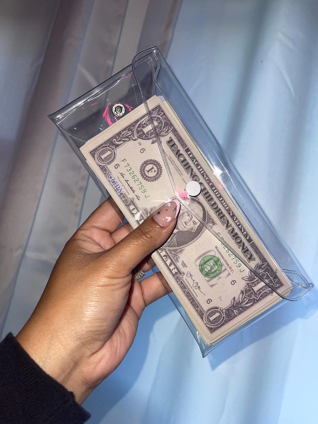 Transparent Money Pouch | Coin Purse | Money Storage - Etsy