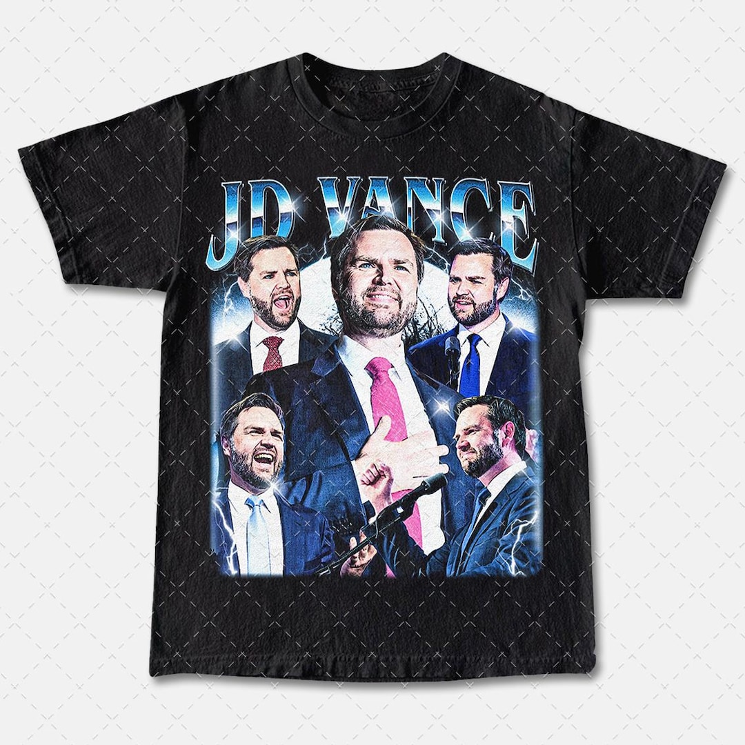 Limited JD Vance Tee, JD Vance T-shirt, Tv Series Unisex T-shirt, Retro ...