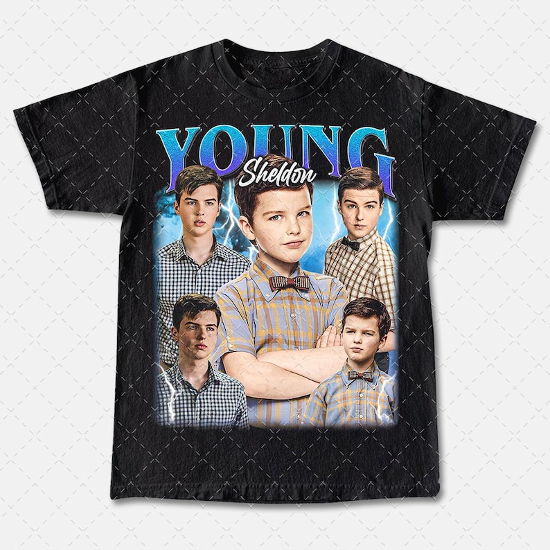 Limited Young Sheldon Tee, Young Sheldon T-shirt, Unisex T-shirt, Retro ...