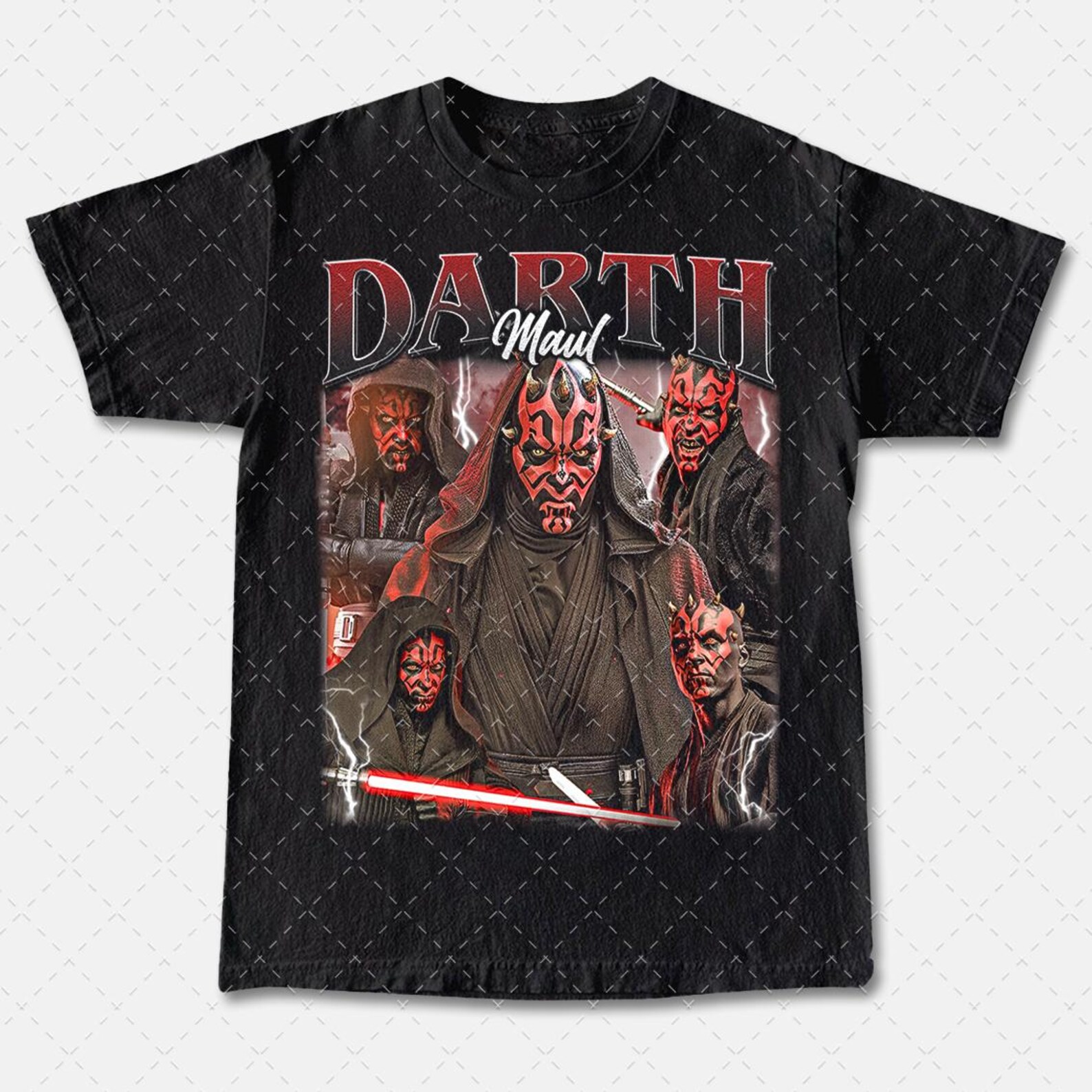 Limited Darth Maul Tee, Darth Maul T-shirt, Unisex T-shirt, Retro TV ...