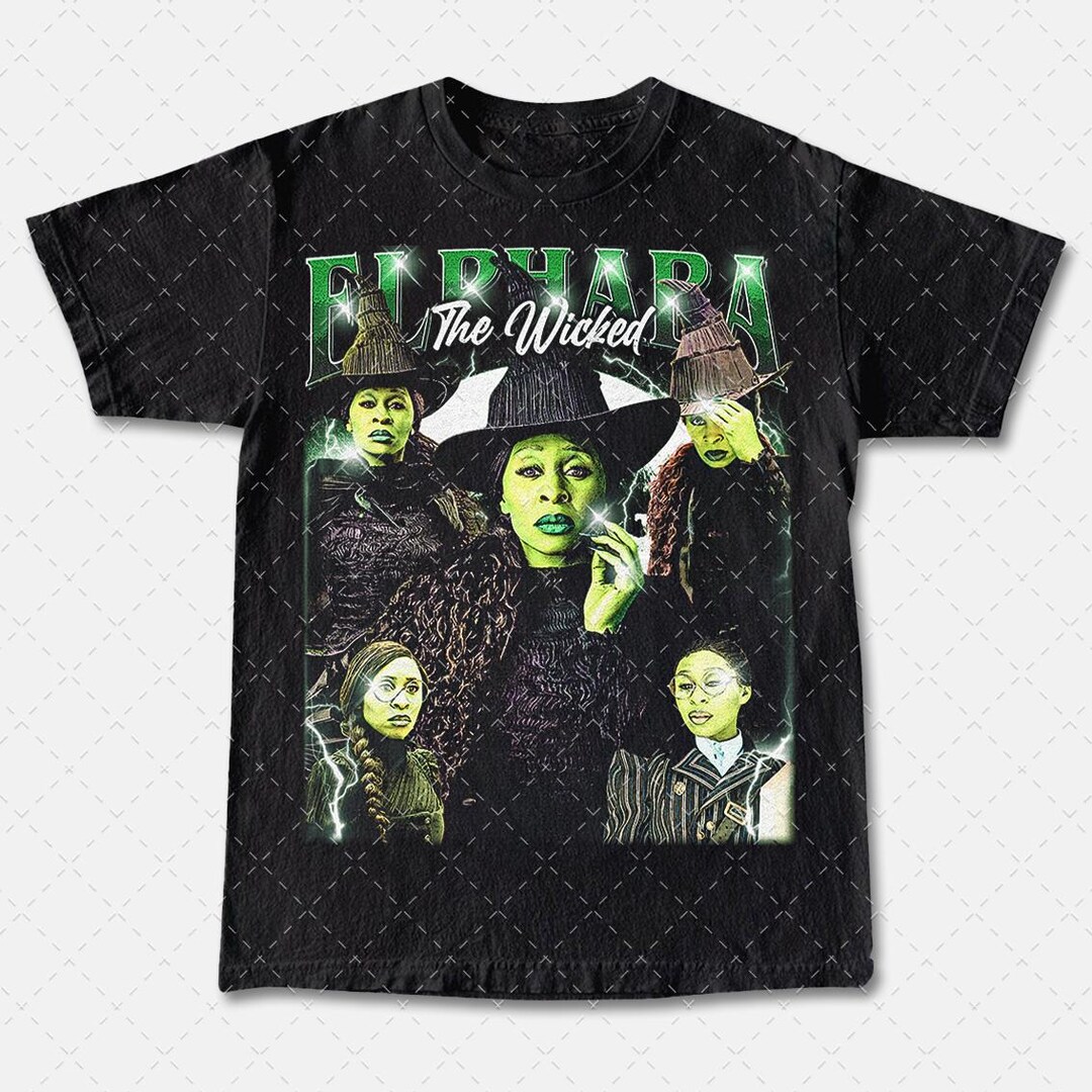 Vintage 90s Elphaba the Wicked T-shirt: Retro Unisex Tee - Etsy