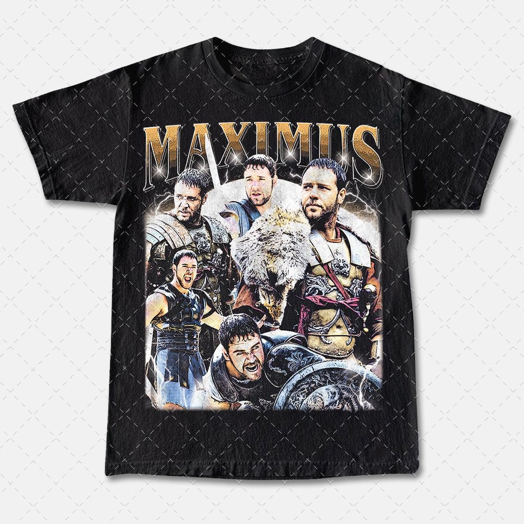 Vintage 90s Maximus Gladiator Tee: Russell Crowe Graphic T-shirt - Etsy