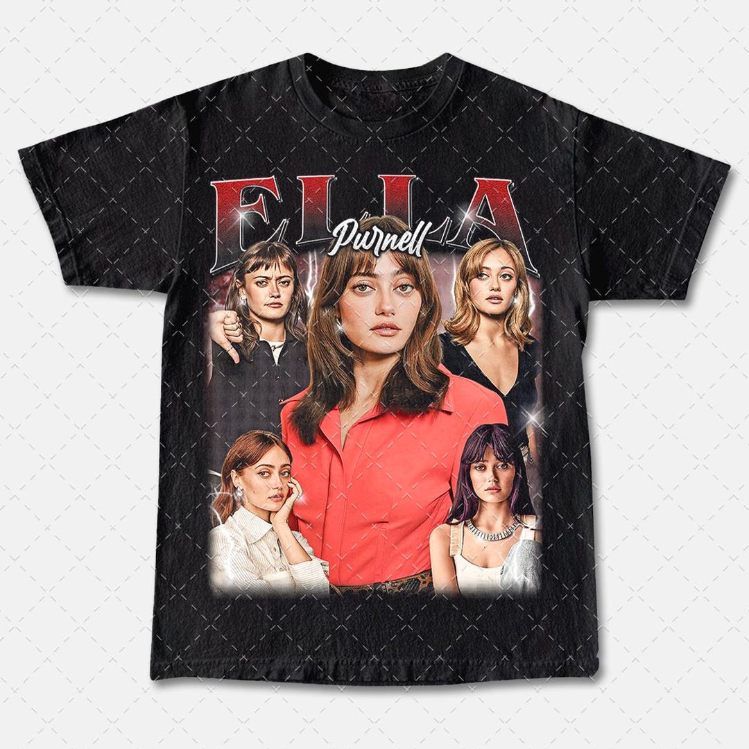 Limited Ella Purnell Tee, Ella Purnell T-shirt, Unisex T-shirt, Retro ...