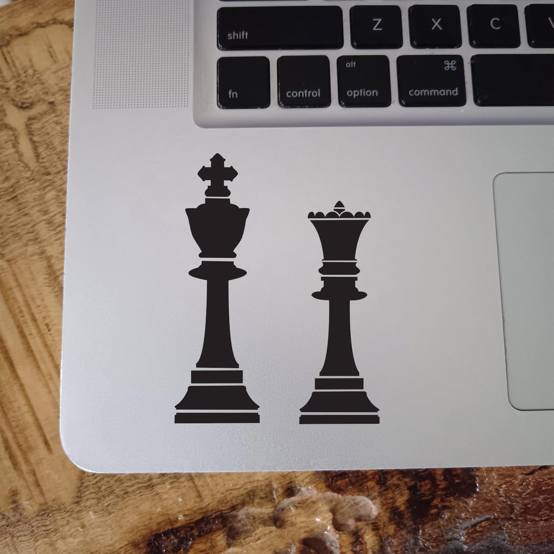 Chess Pieces King and Queen Decals, Waterproof and Durable Vynil ...