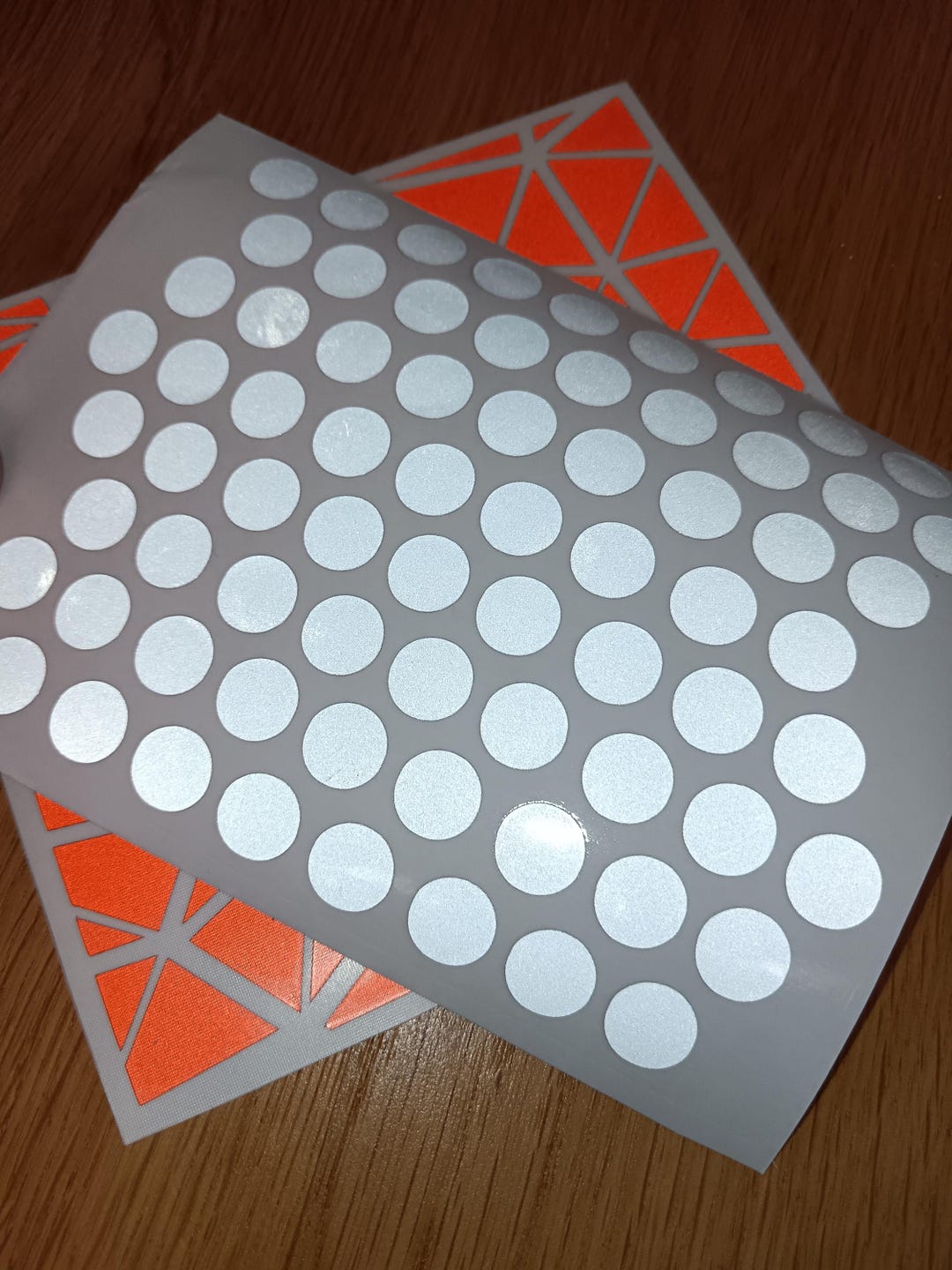 Reflective Fun Dots Decal, Glow in the Dark, Bicycle, Car, Kick Scooter ...