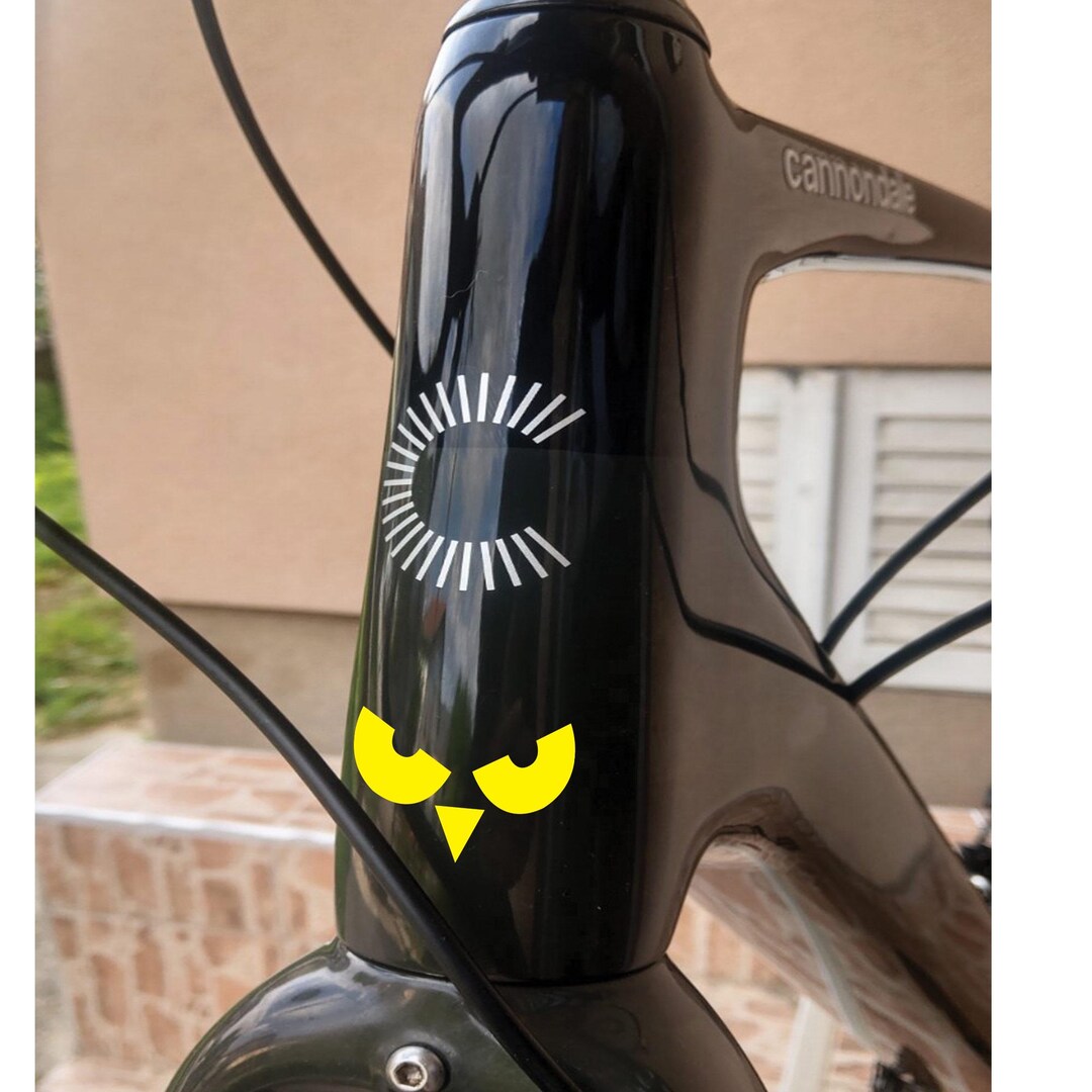 Reflective Owl Eyes Decals, Glow in the Dark, Bicycle, Car, Helmet ...