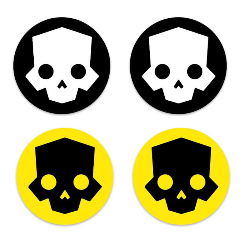 Helldivers Skull Emblem Logo 2 Vinyl Stickers Pack - Etsy