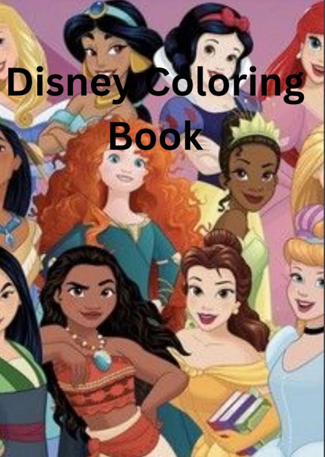 Disney Coloring Book - Etsy