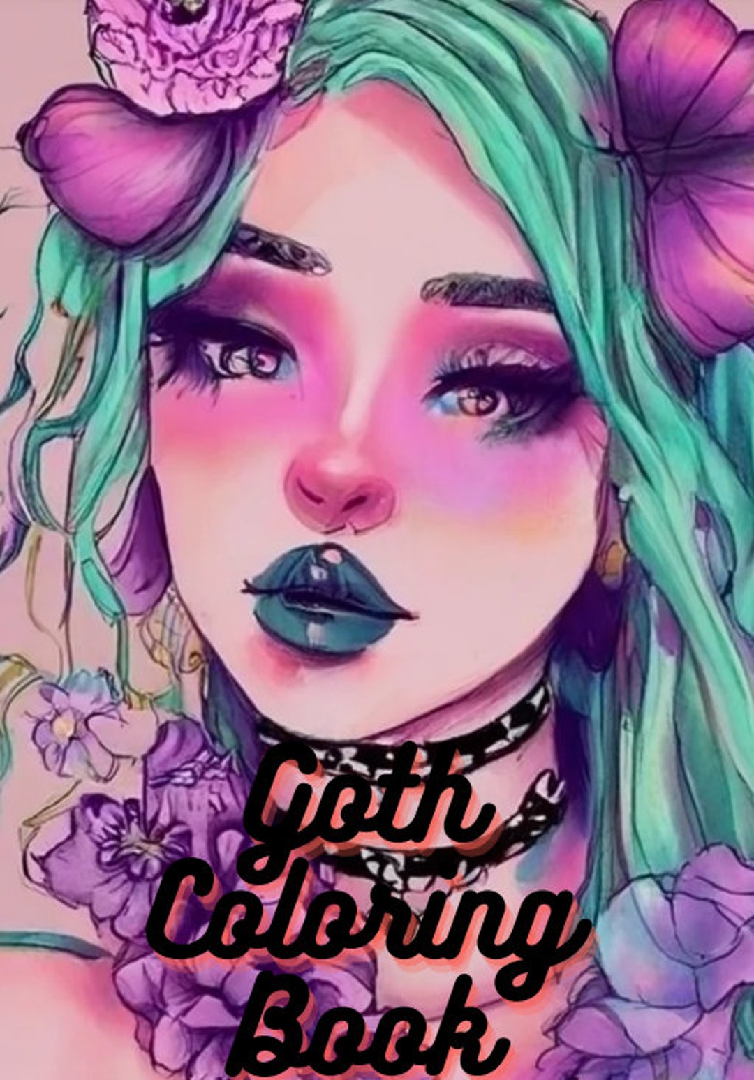 Goth Coloring Book - Etsy