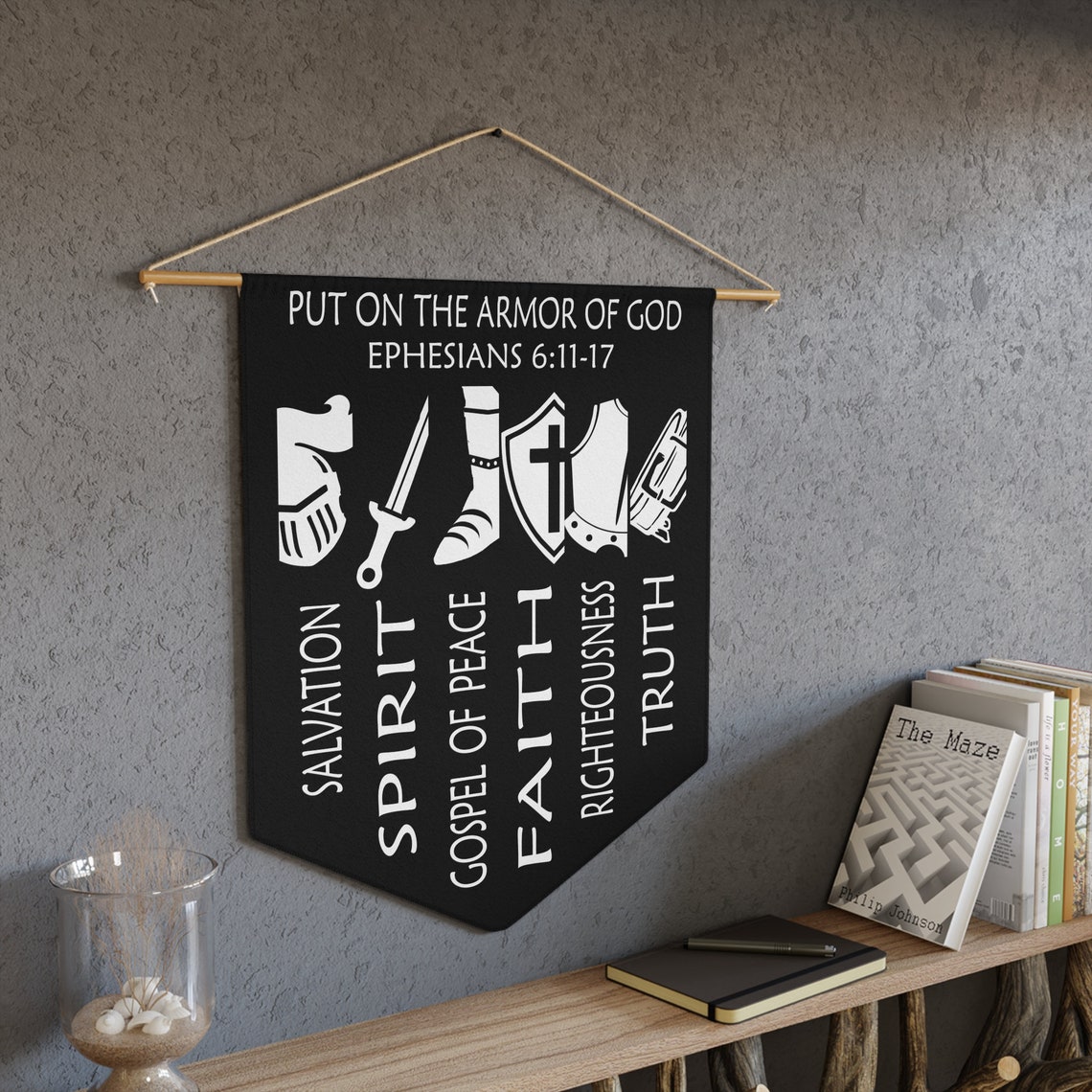 Armor of God Banner, Banner for Christian Families, Teens, Bible Study ...