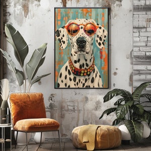 Dalmatian Dog Poster for Dog Owner Gift for Dog Lover Dalmatian Poster ...