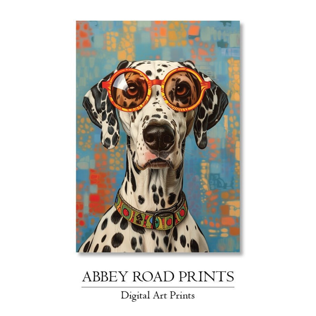 Dalmatian Dog Poster for Dog Owner Gift for Dog Lover Dalmatian Poster ...