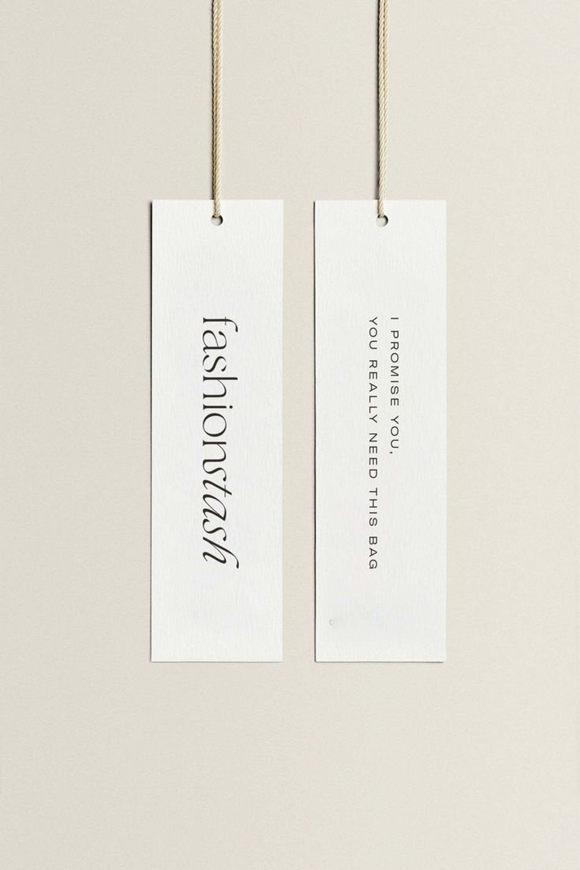 Custom Rectangle Clothing Hang Tags, Price Tags, Produce Tags With ...