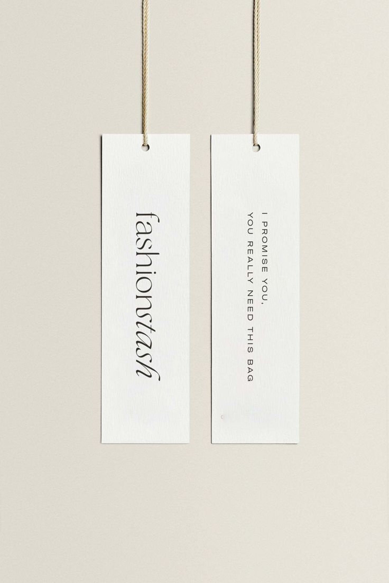 Custom Rectangle Clothing Hang Tags, Price Tags, Produce Tags With ...