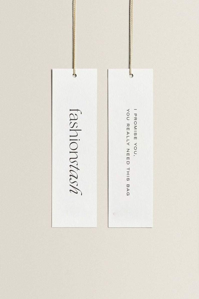 Custom Rectangle Clothing Hang Tags, Price Tags, Produce Tags With ...