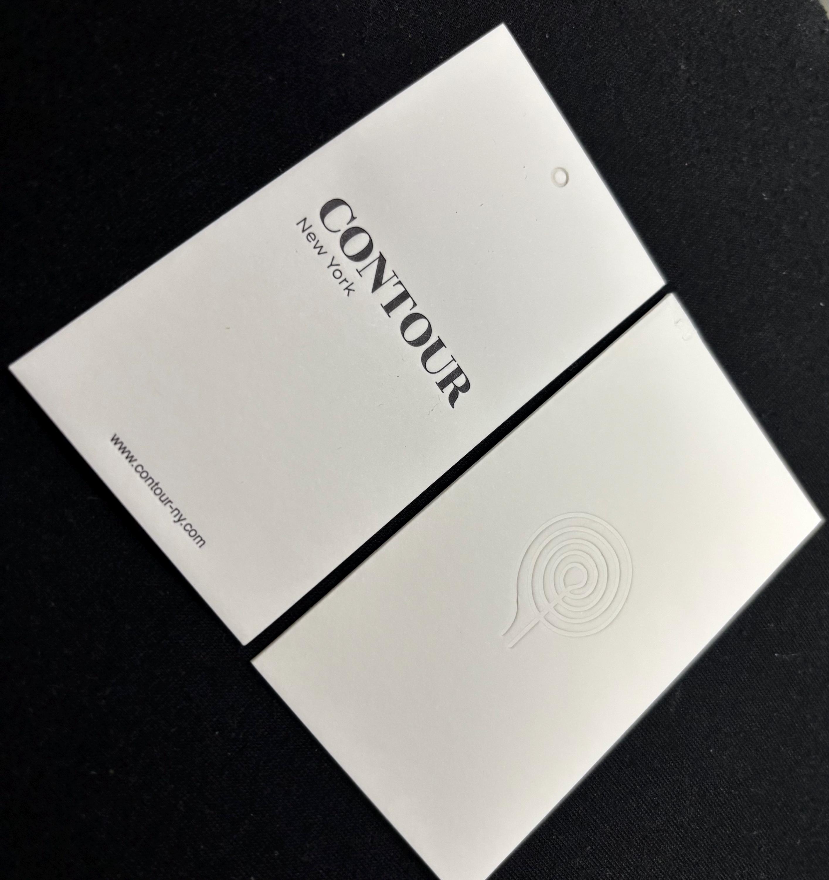 Personalized White Letterpress Business Cards, Custom Embossed Cards ...