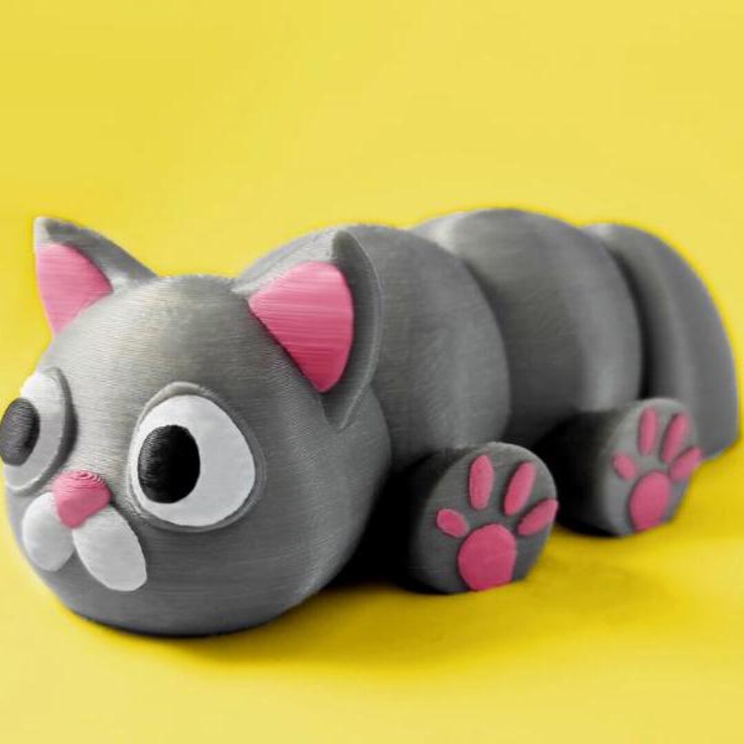 Cute Cat STL & 3MF File for 3D Printing, Mini Pet Stl, Kitten 3D ...