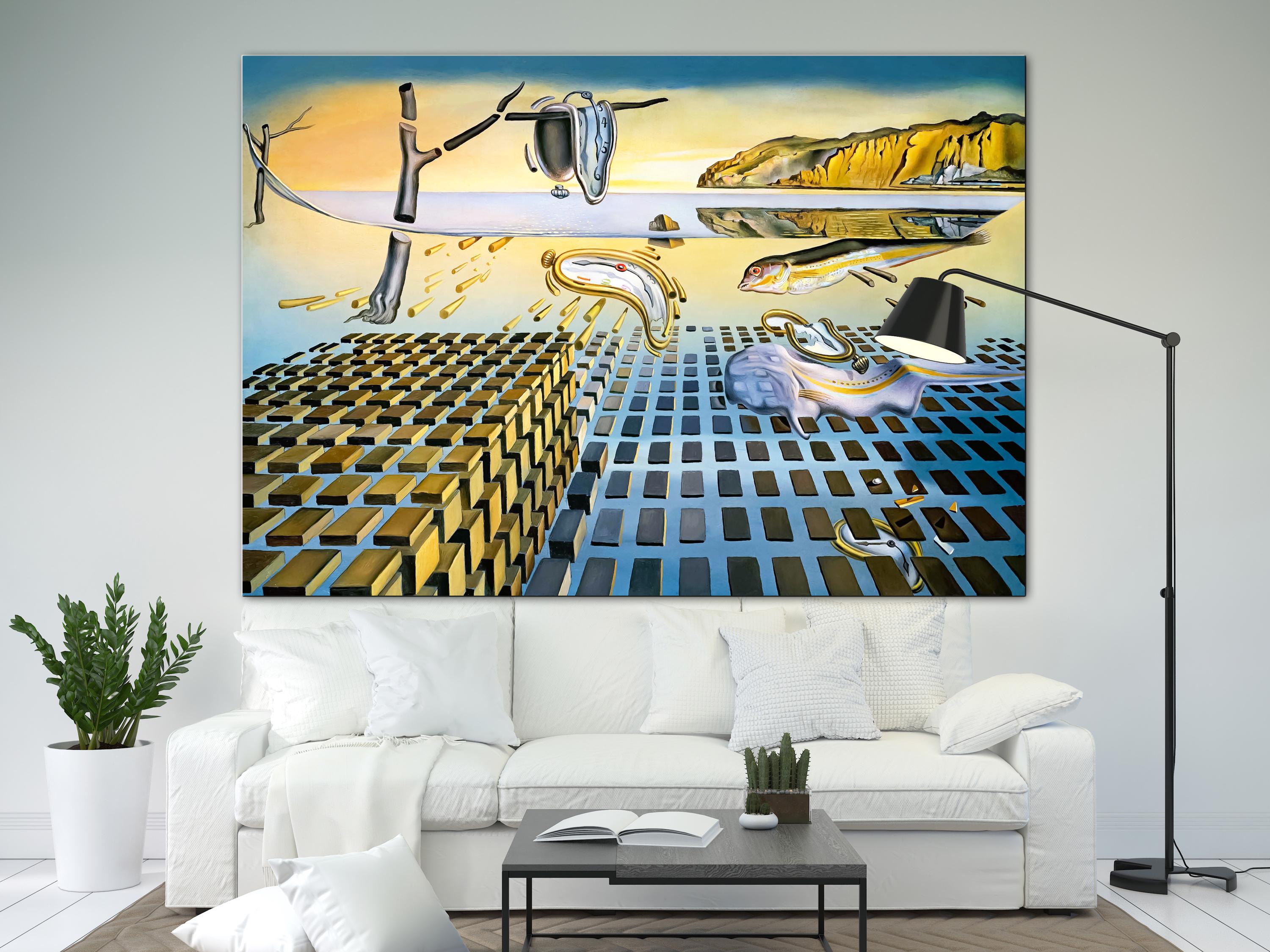 Salvador Dali the Disintegration of the Persistence of Memory Canvas ...