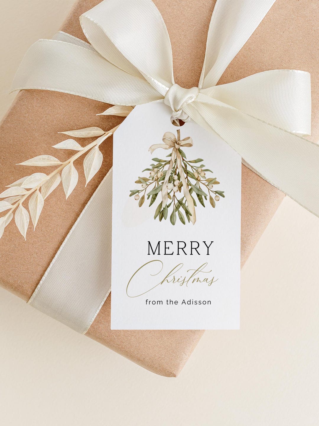 Merry Christmas Gift Tag Printable, Printable Christmas Gift Tag ...