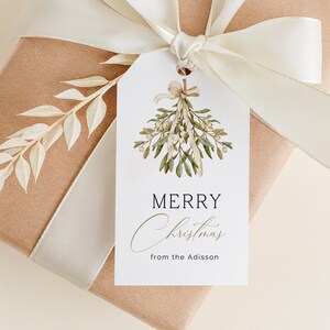 Merry Christmas Gift Tag Printable, Printable Christmas Gift Tag ...