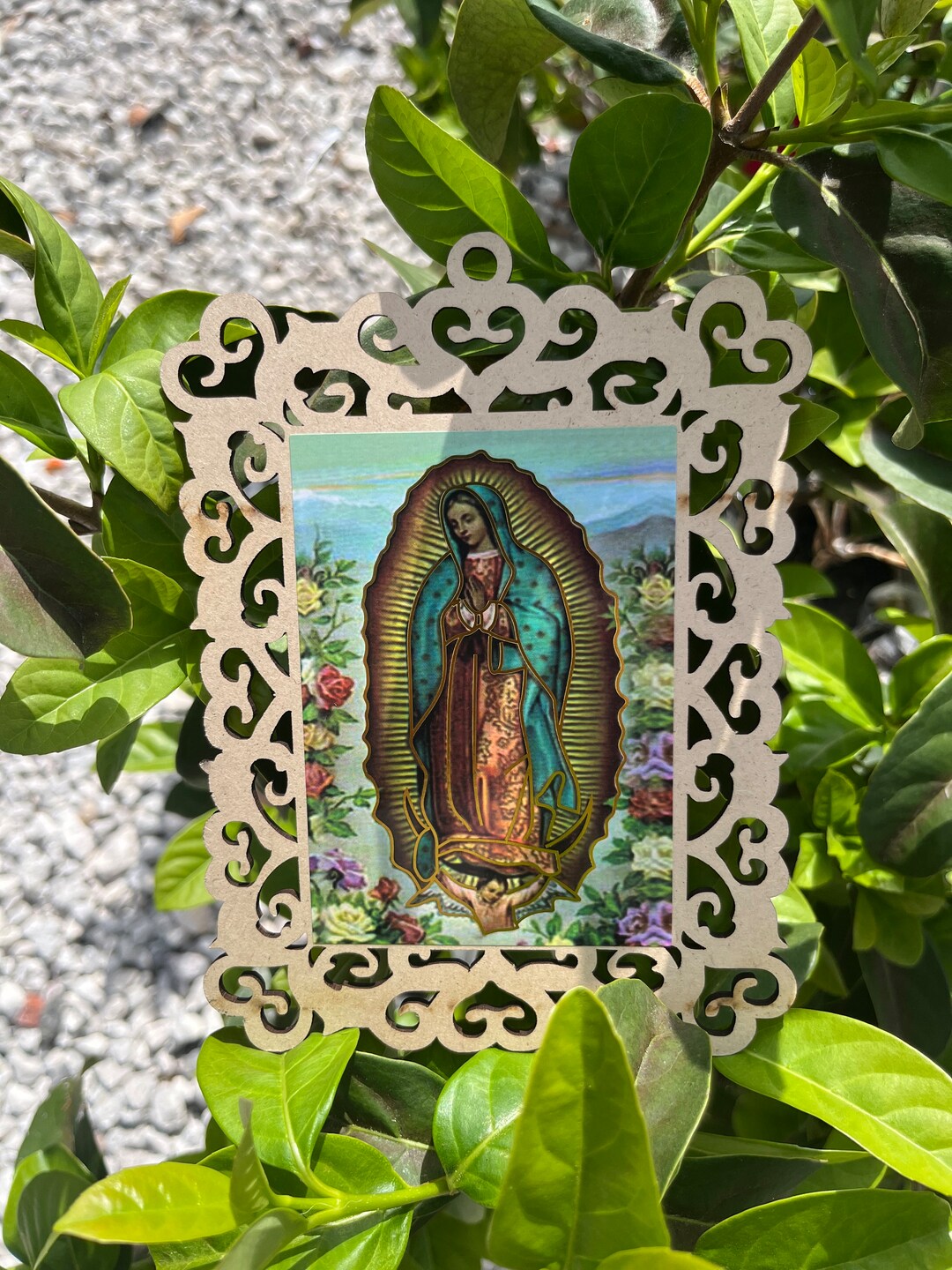 Wooden Catholic Portraits Virgin Mary, Holy Family, Mother Mary - Etsy