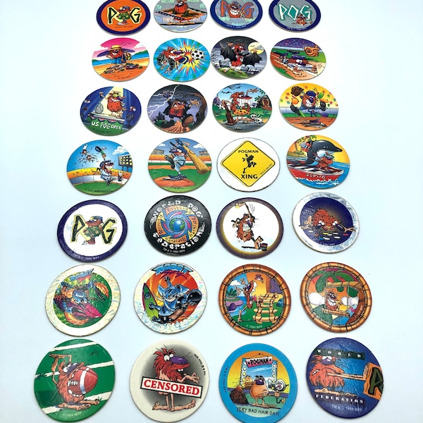 Pogs - Etsy