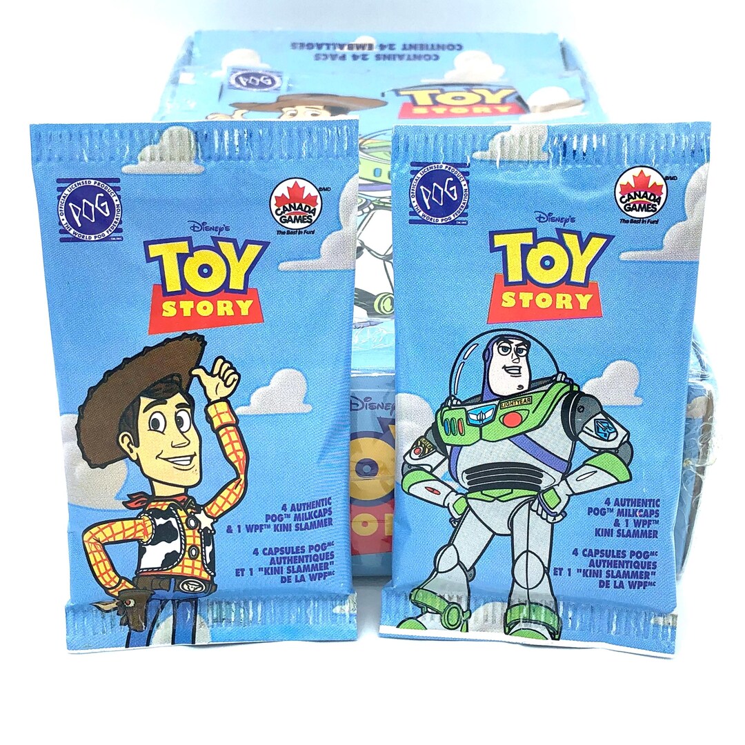 World POG Federation Toy Story Pogs & Slammer Factory Sealed Milkcap ...