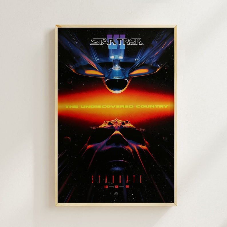 Star Trek Movie Poster, Quality Canvas Print, Custom Poster Print ...