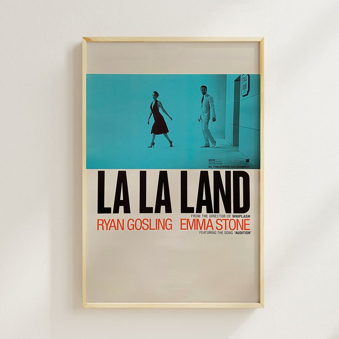 La La Land Movie Poster, Quality Canvas Print, Custom Poster Print ...