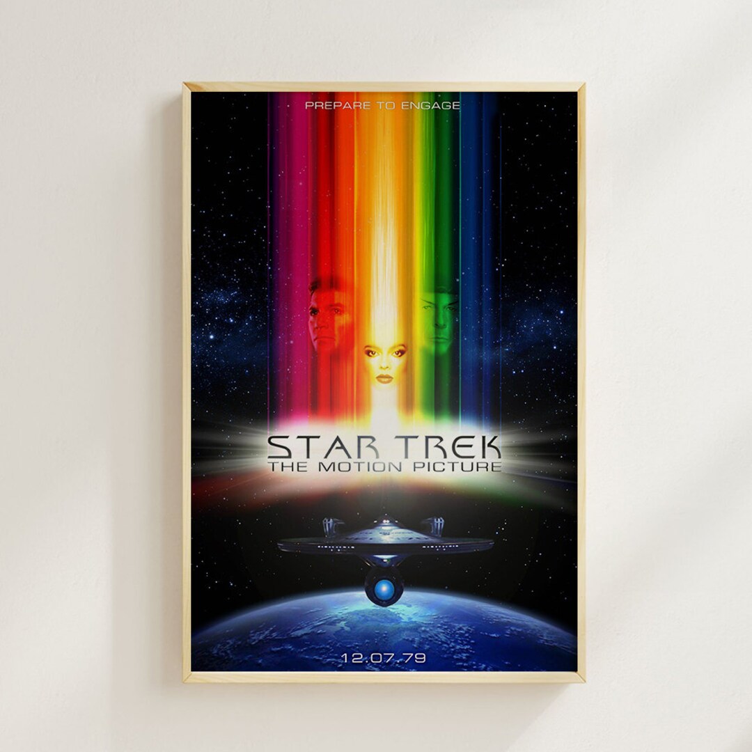 Star Trek Movie Poster, Quality Canvas Print, Custom Poster Print ...