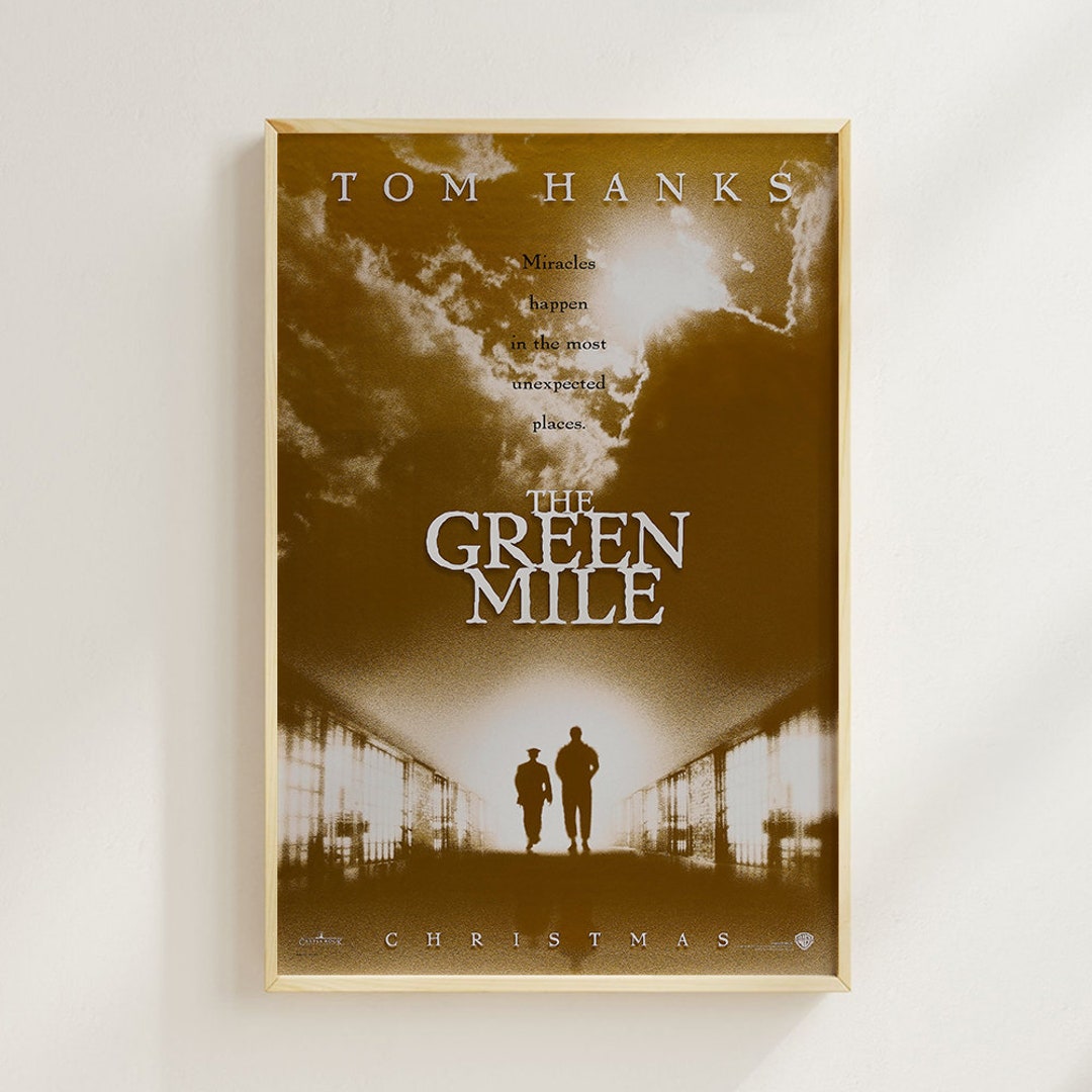 The Green Mile Movie Poster, Quality Canvas Print, Custom Poster Print ...