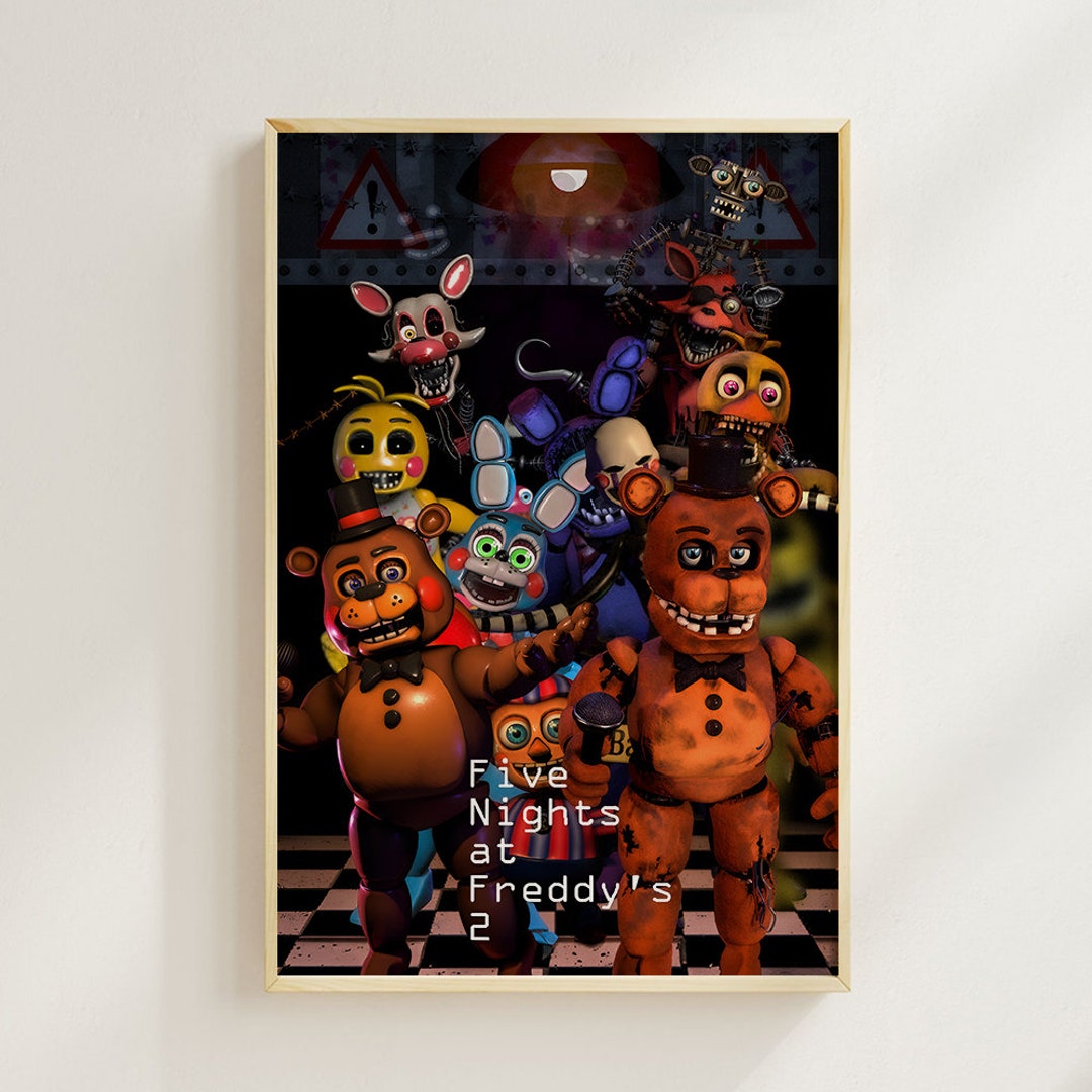 Five Nights at Freddy's Movie Poster, Quality Canvas Print, Custom ...