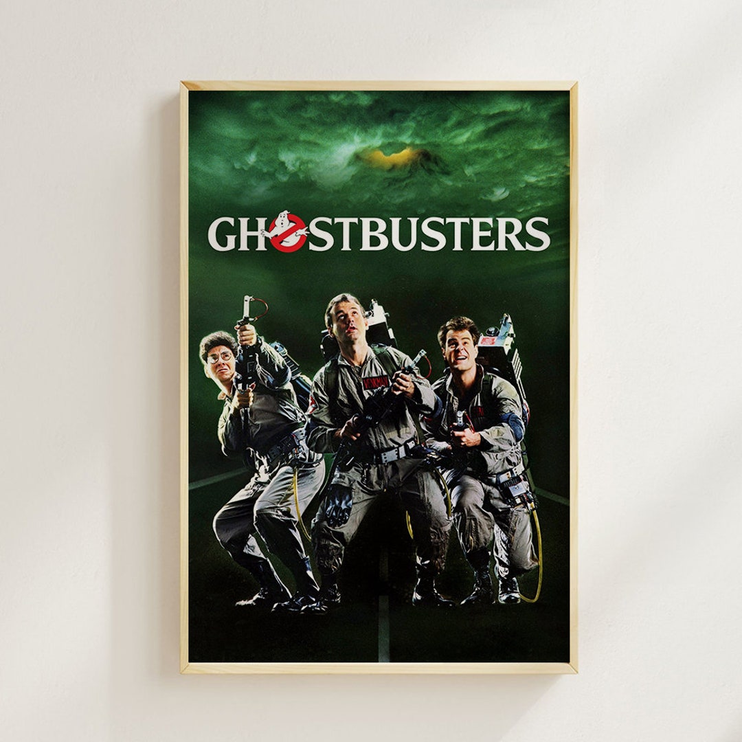Ghostbusters Movie Poster, Quality Canvas Print, Custom Poster Print ...
