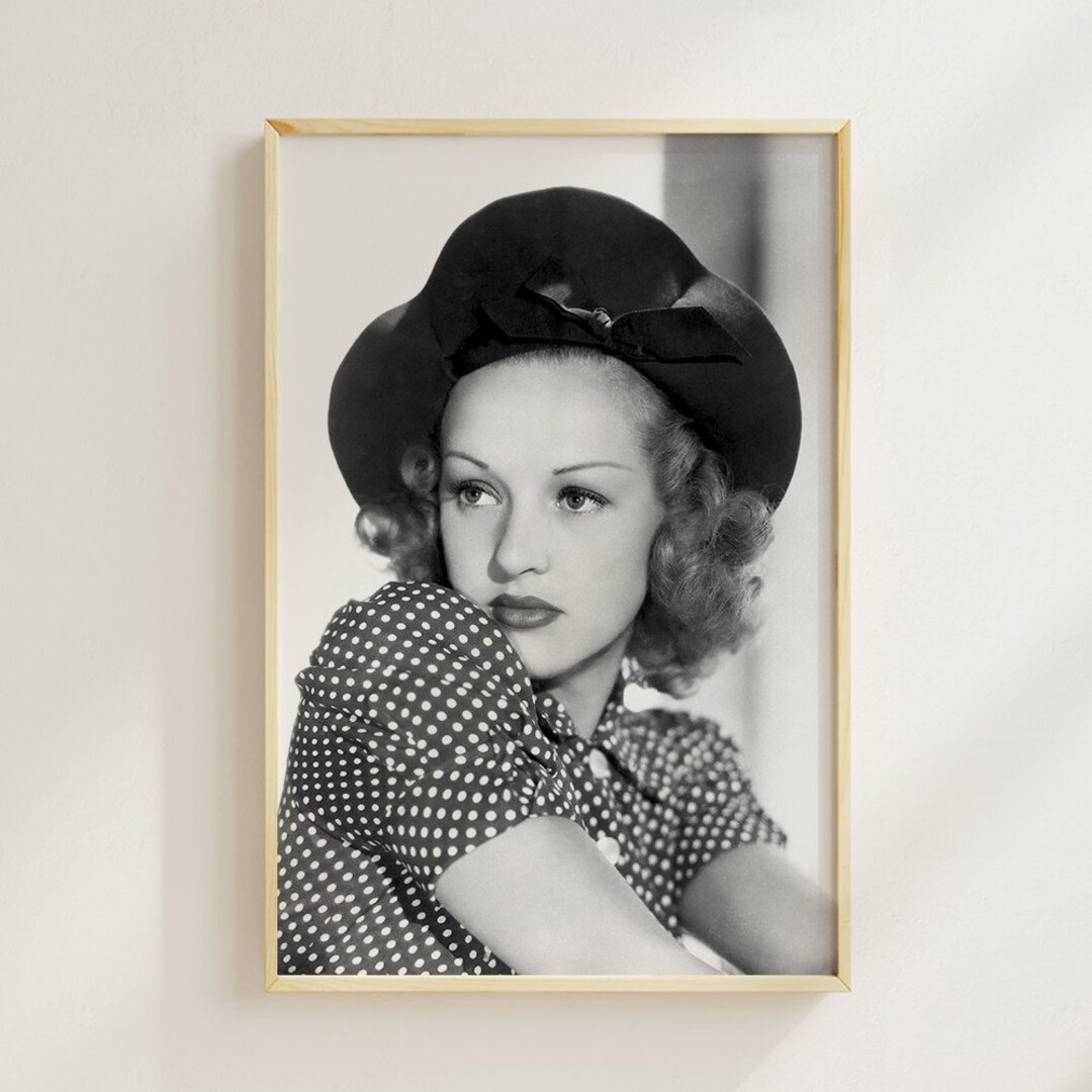 Betty Grable Celebrity Art Poster, Quality Canvas Print, Custom Poster ...