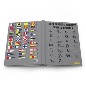 NATO Phonetic Alphabet Hardcover Journal Matte - Etsy
