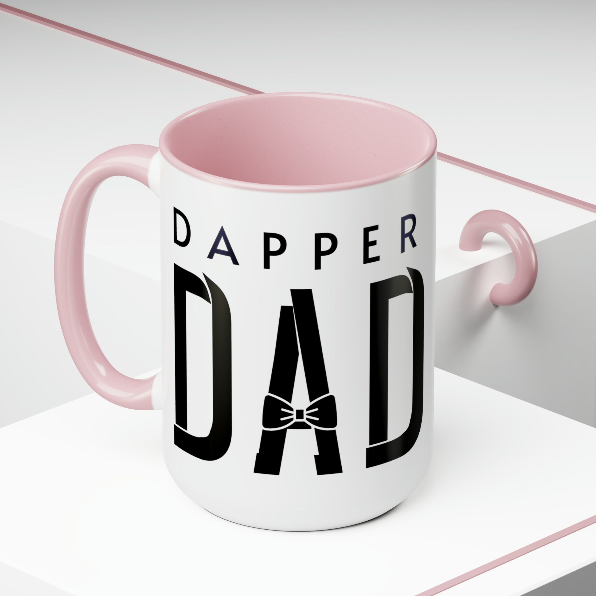 Dapper Dad / Dad Gift / Father / Two-tone Coffee Mugs / 15oz - Etsy
