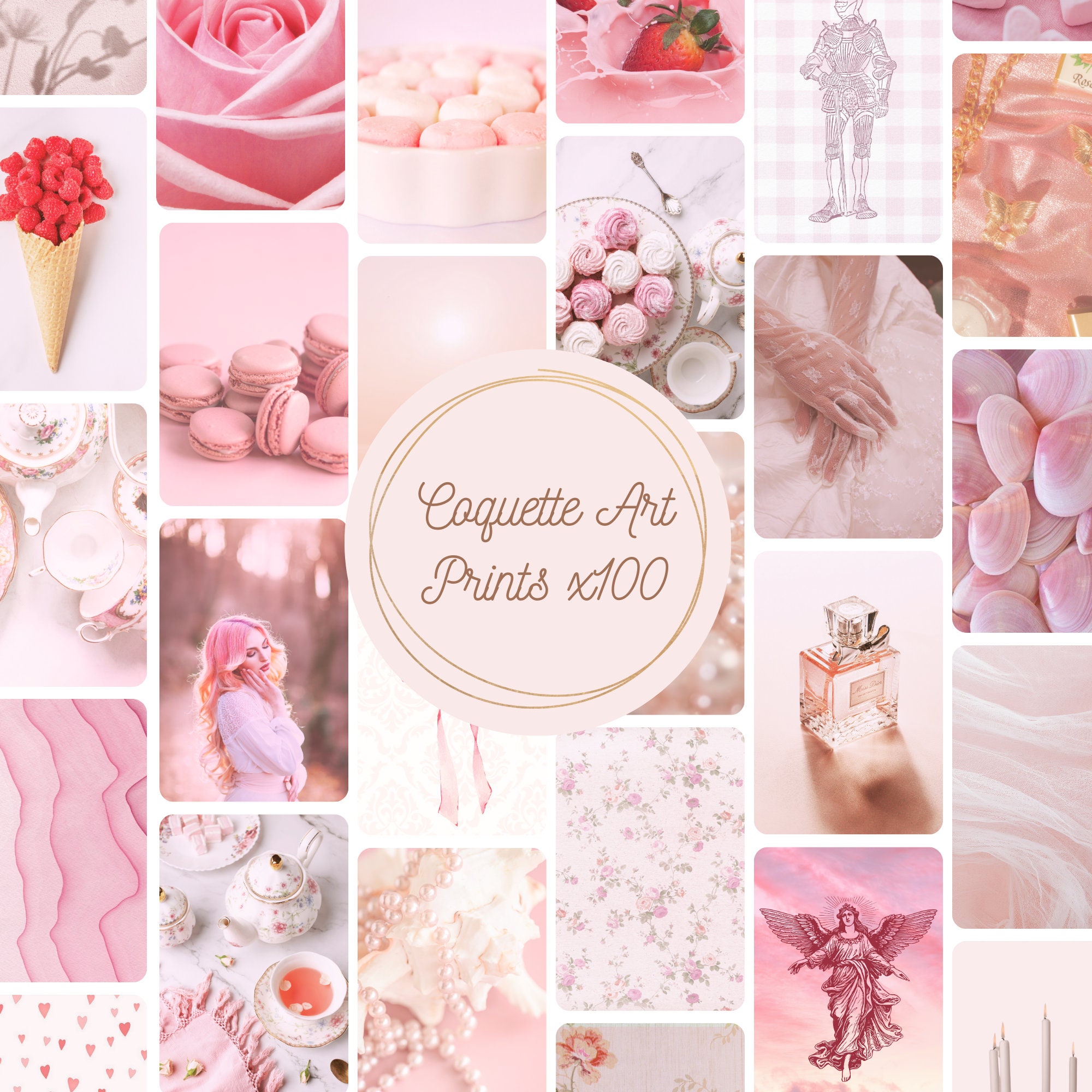 Coquette Wall Art X100 - Digital Download - Etsy