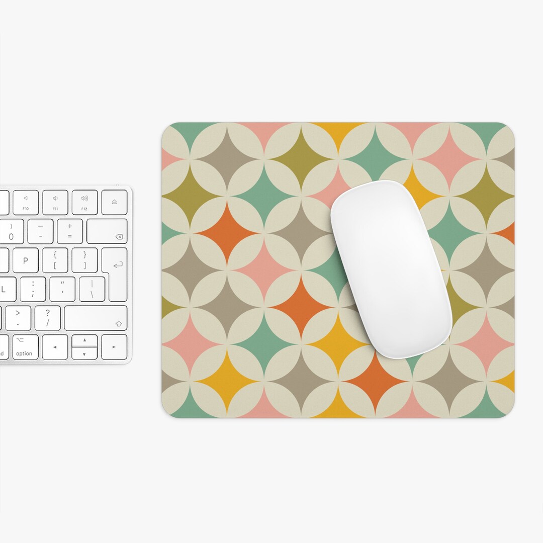 Midcentury Modern-inspired Mousepad Features a Classic Diamond Pattern ...