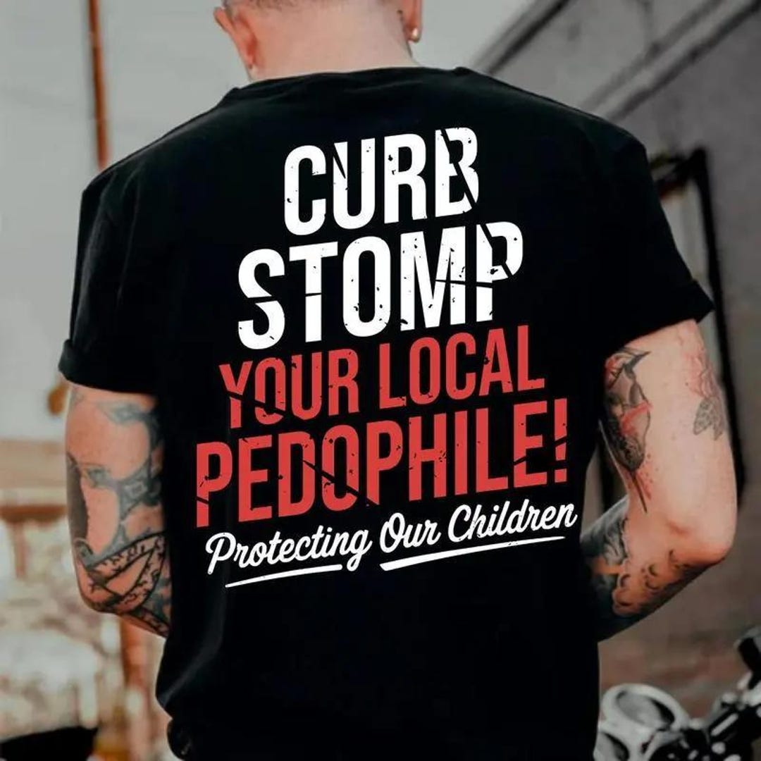 Curb Stomp Your Local Pedophile Hoodie, Anti Pedophile Swaeter, Dead ...