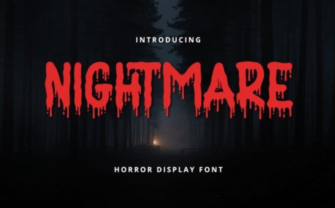Nightmare Font, Minimalist Bold Font, Cricut Fonts, Casual Font, Modern ...