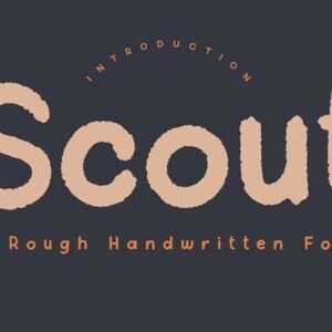 Scout Font, Beautiful Font, Script Font, Elegant Font, Handwritten Font ...